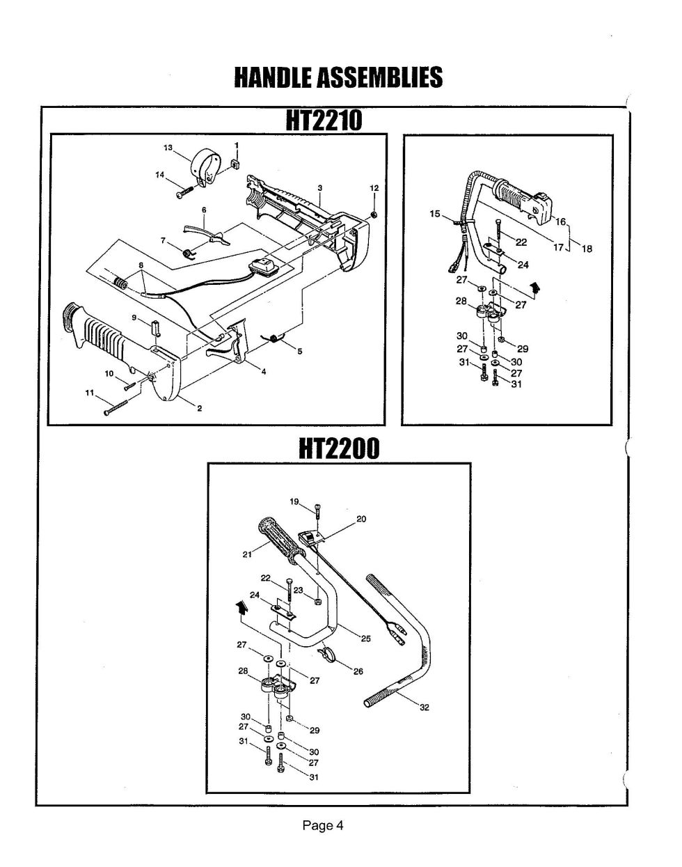 Maruyama Parts Lookup - HT220, HT2210 Parts Diagrams|HT220, HT2210 ...